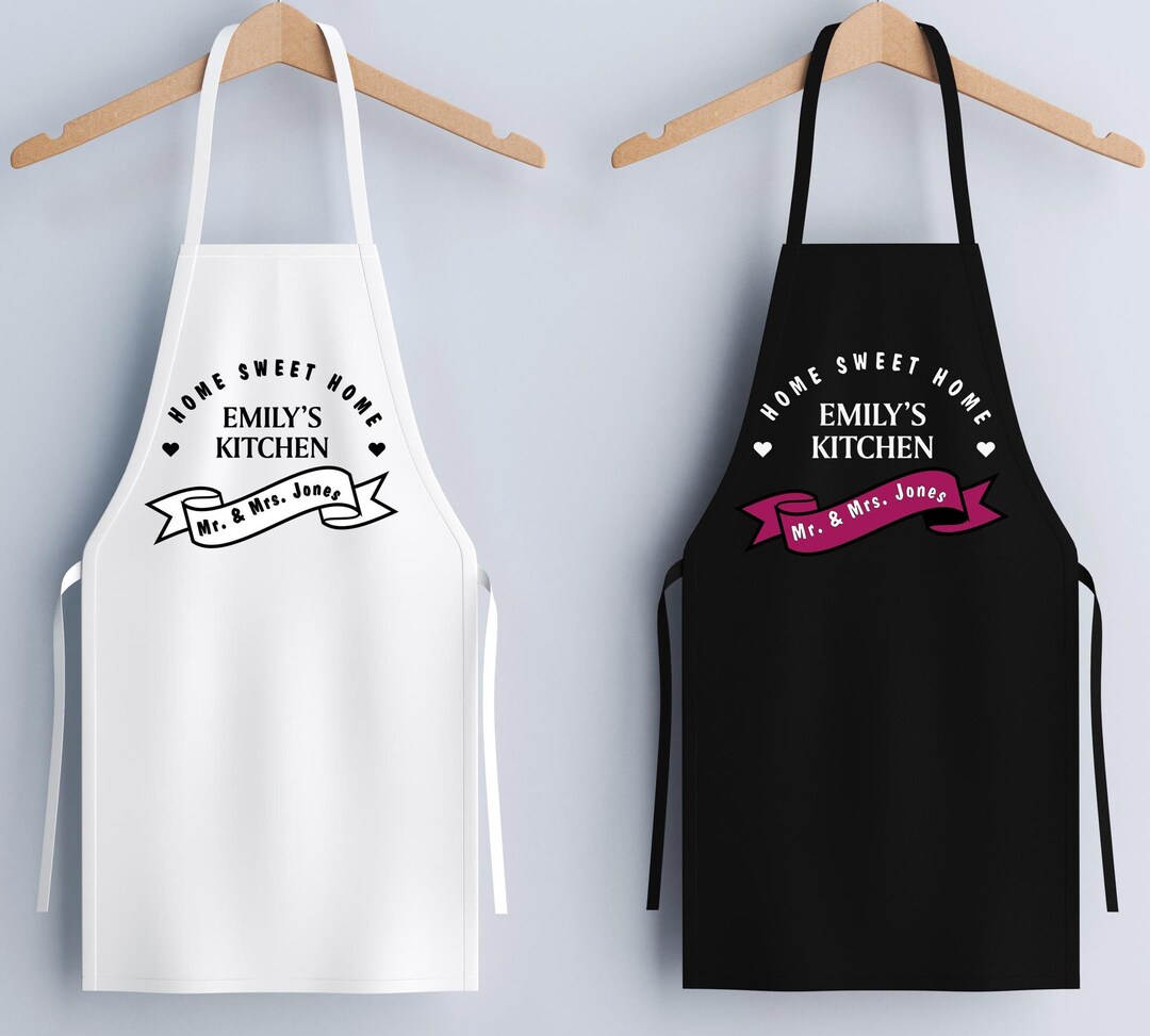 Home Sweet Home Apron, Matching Aprons for Couple, Christmas Family ...