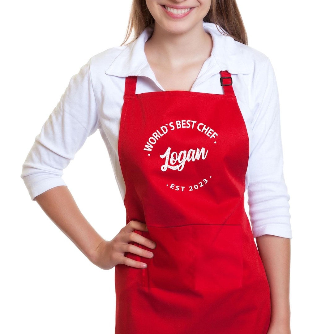 World Best Chef Apron, Personalized Chef Apron, Custom Chef Apron ...