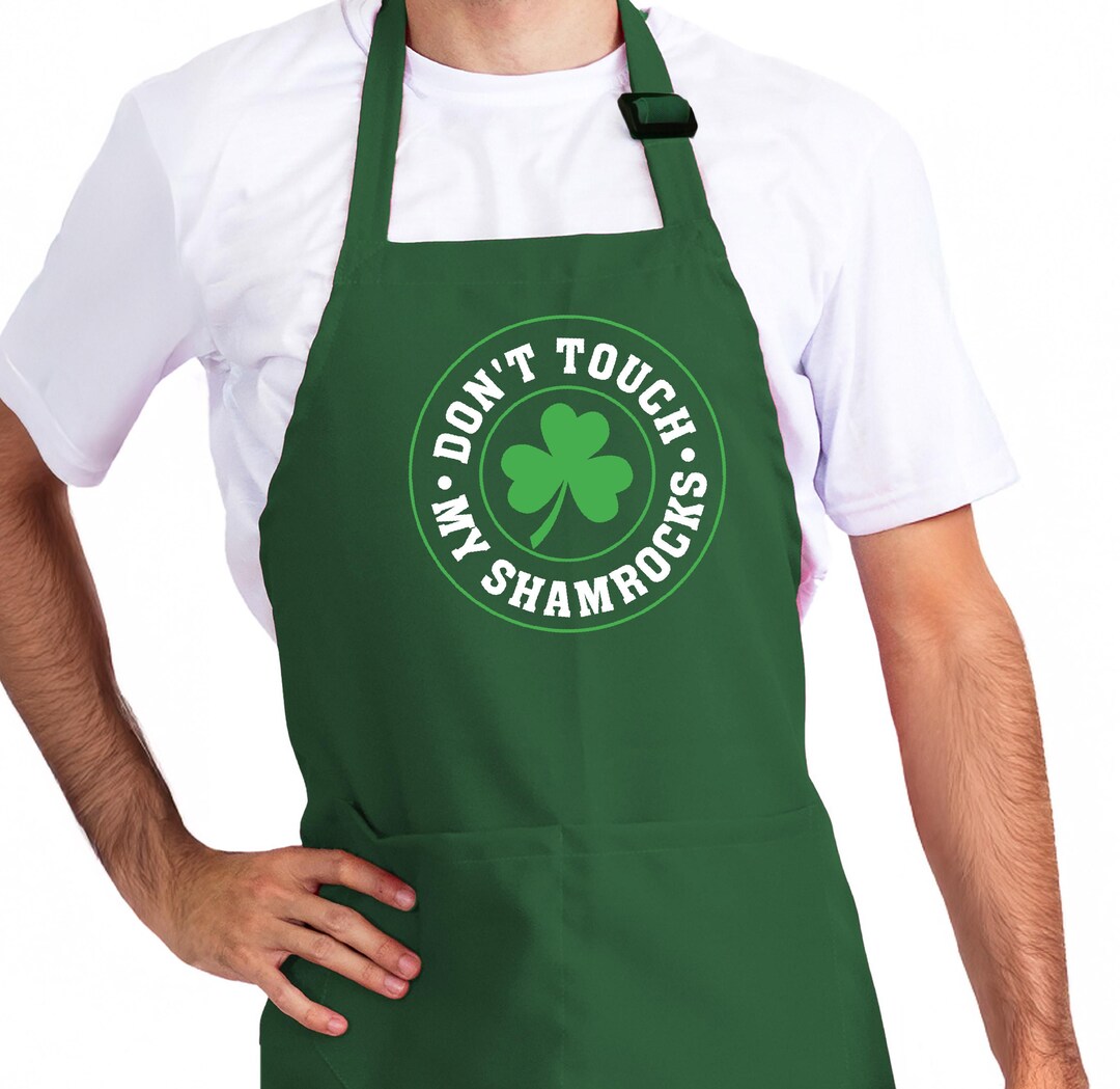 St Patricks Day Apron, Kitchen Apron for Women, Men Cooking Apron, St ...