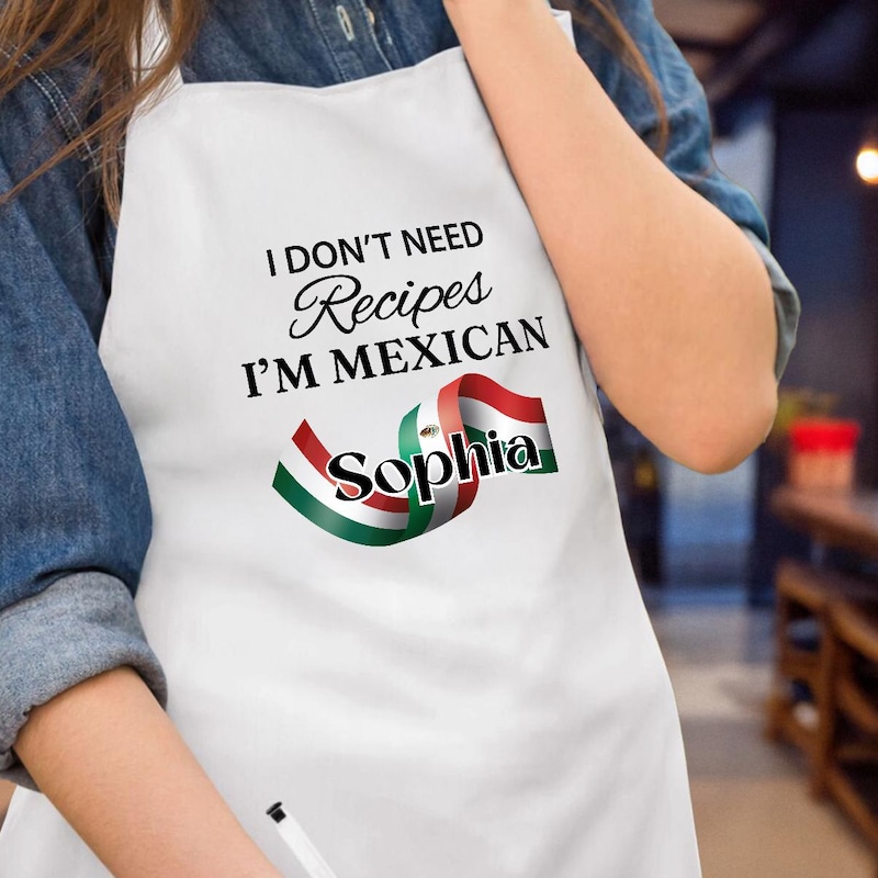 Mexican Embroidered Apron - Etsy