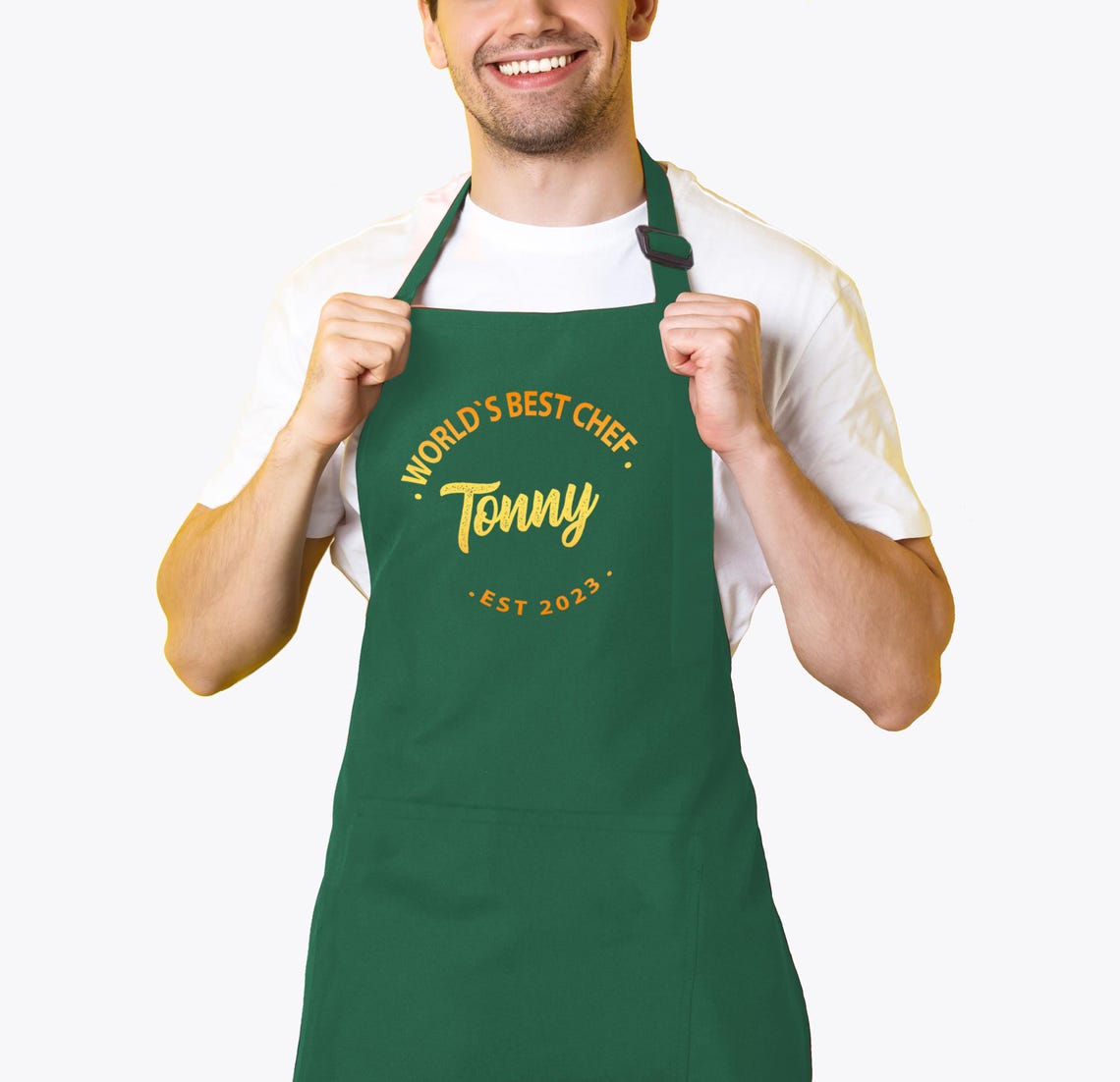 World Best Chef Apron, Personalized Chef Apron, Custom Chef Apron ...