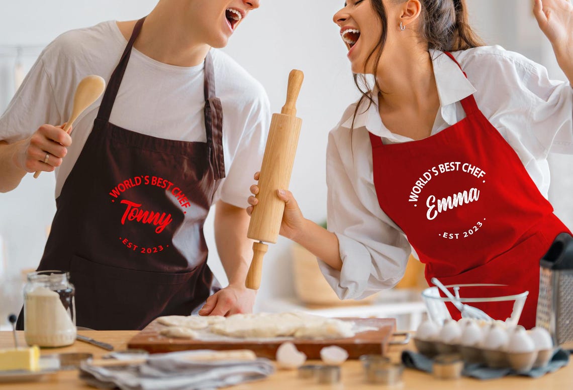 World Best Chef Apron, Personalized Chef Apron, Custom Chef Apron ...