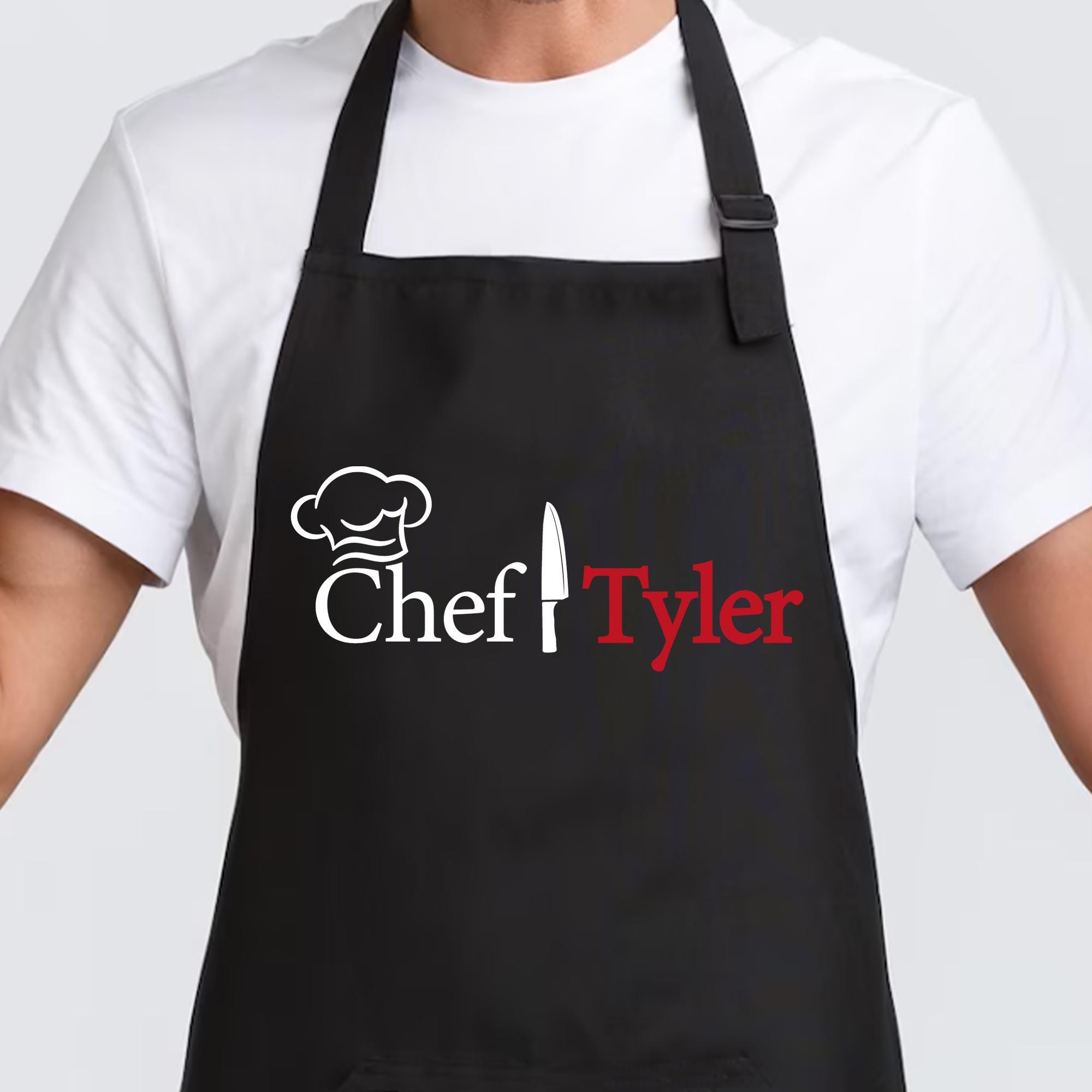 Personalized Chef Apron, Custom Chef Apron, Personalized Kitchen Apron ...