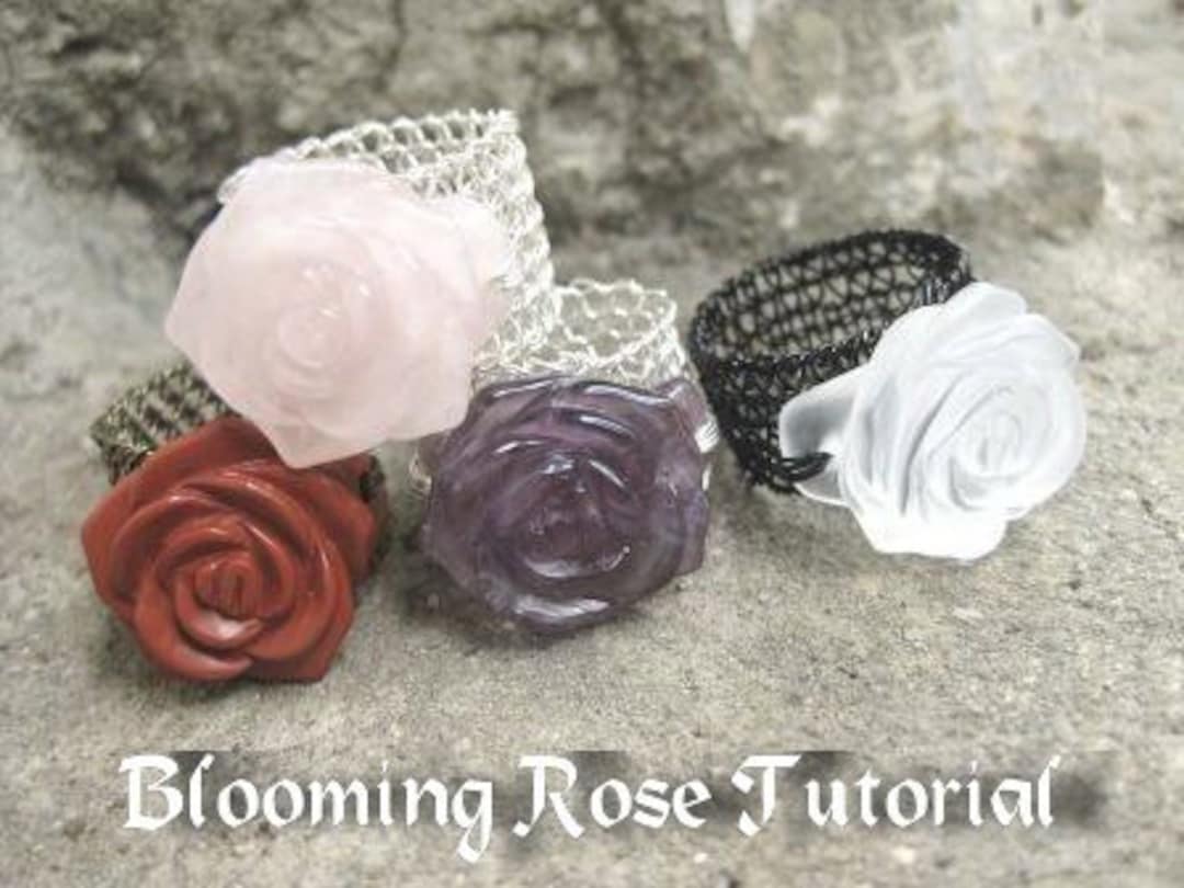 WIRE WRAP TUTORIAL: Blooming Rose Ring - Intermediate Level - Pdf ...