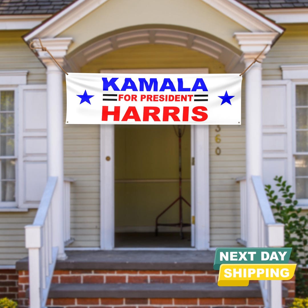 Kamala Harris Banner, Kamala for President, Election Banner, Democratic ...