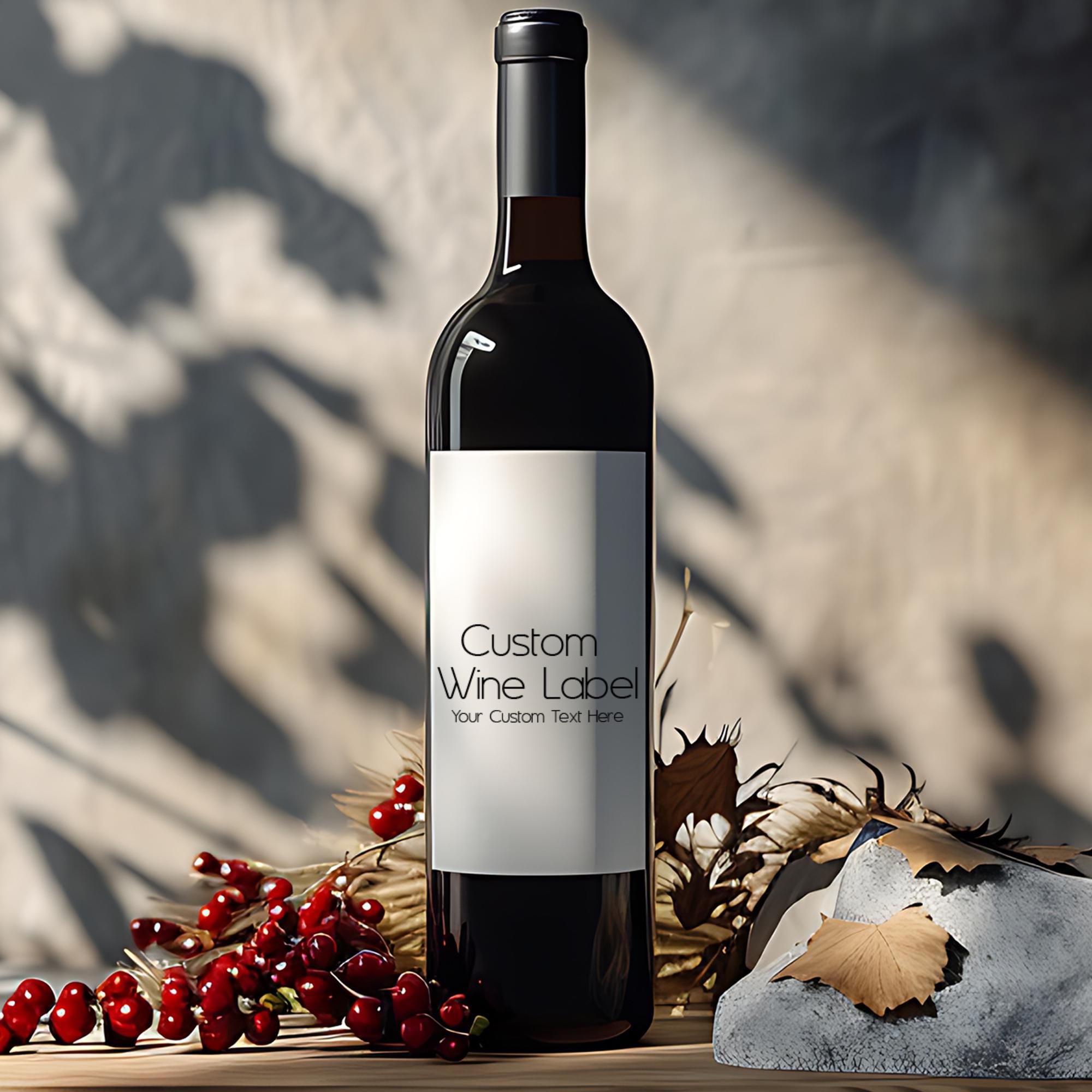 Personalized Wine Bottle Labels, Custom Wine Label, Wine Bottle Labels ...