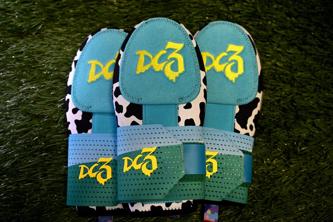 Chunky Chip Cow Print Baseball Softball Sliding Mitt Sports Adult and ...