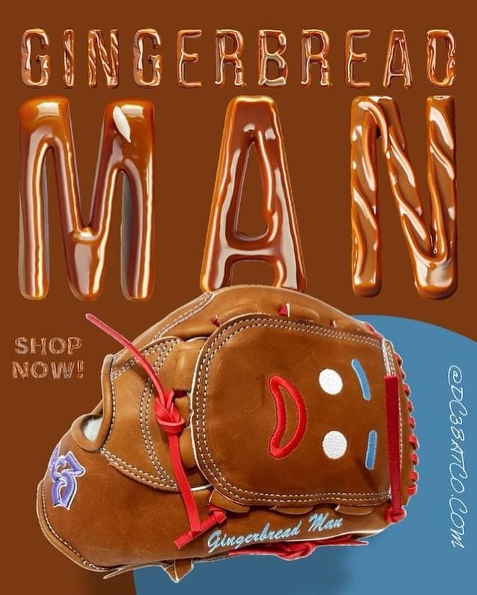 DC3 Custom Gingerbread Man Baseball Glove - Etsy