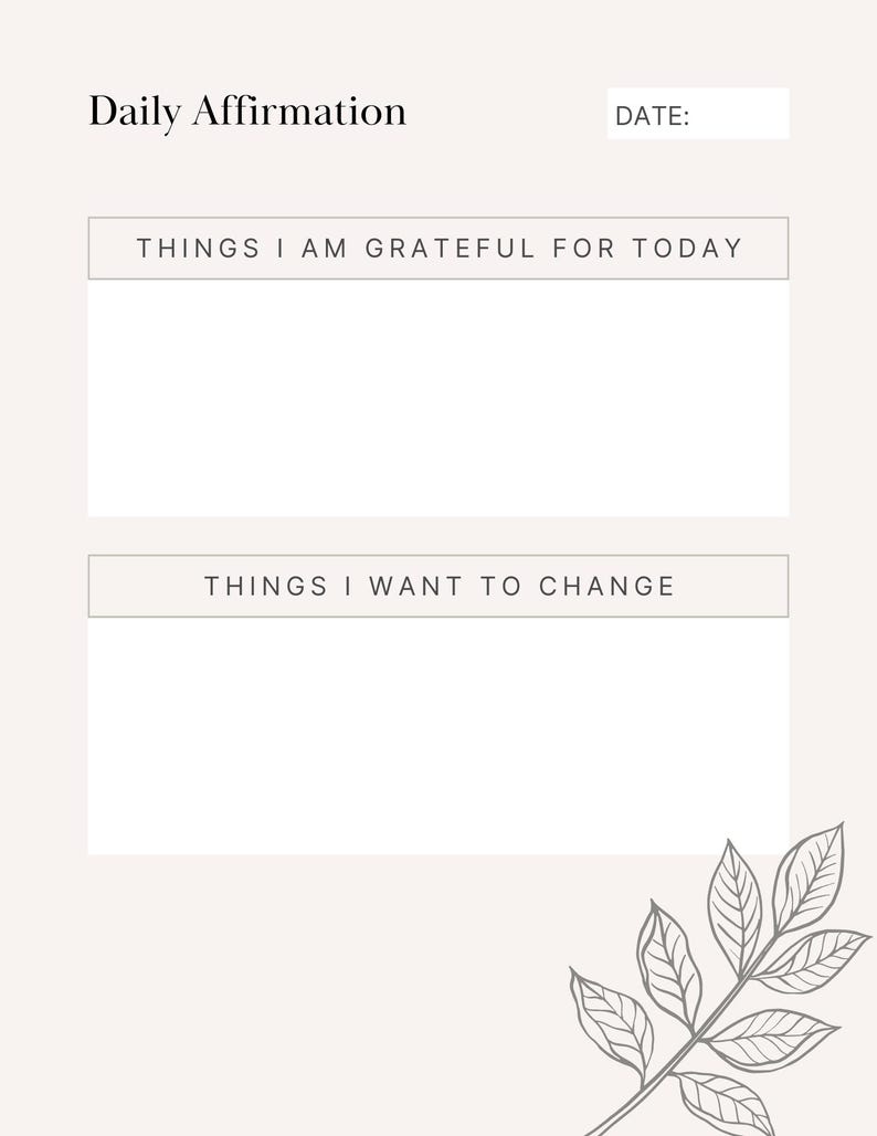 Mindful Planner - Etsy