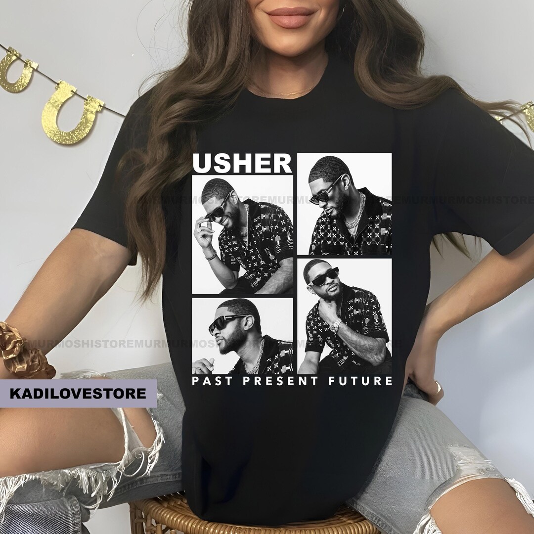 Usher Ppf World Tour T-shirt Usher Past Present Future World Tour Shirt ...