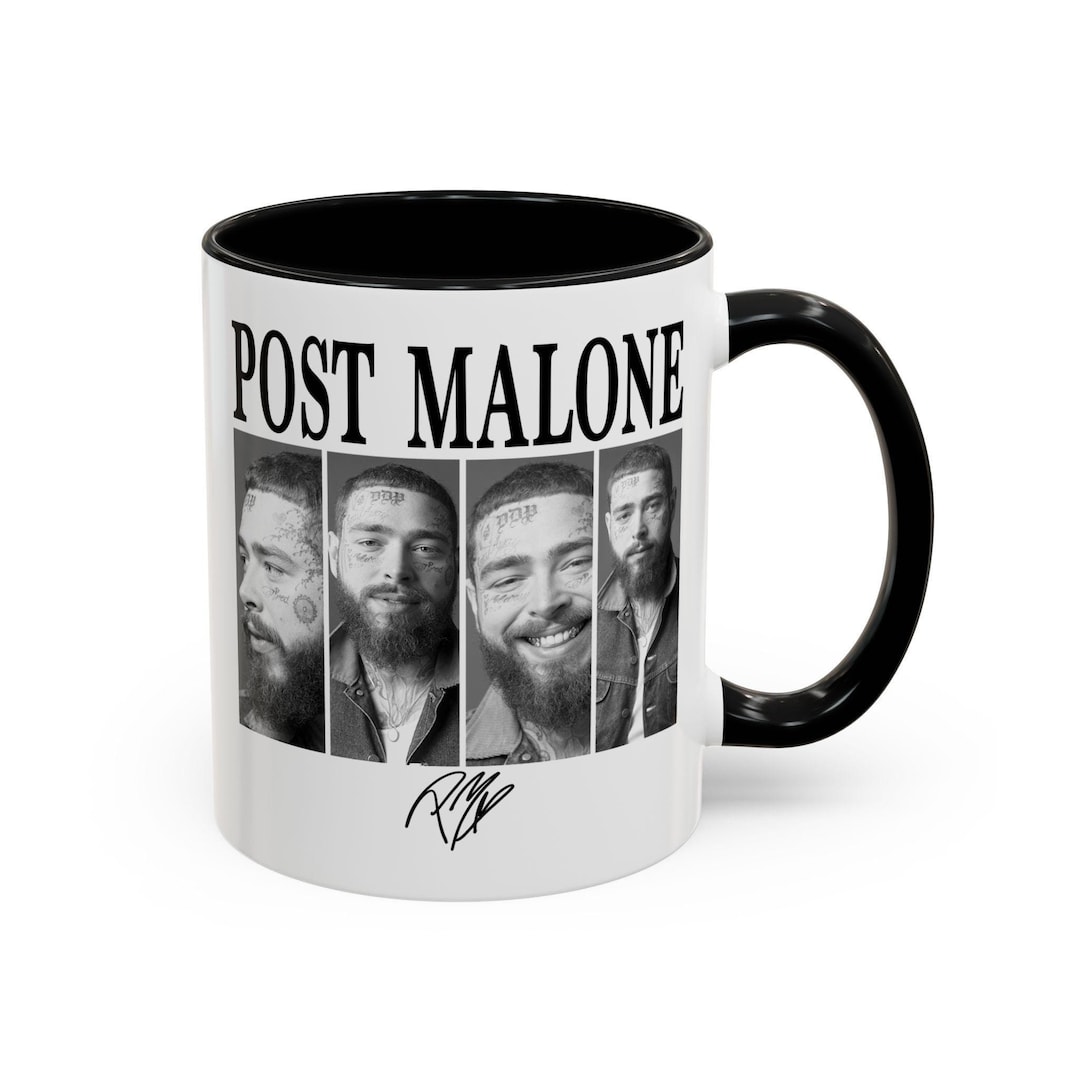 Post Malone Mug: Signature Fan Gift - Etsy