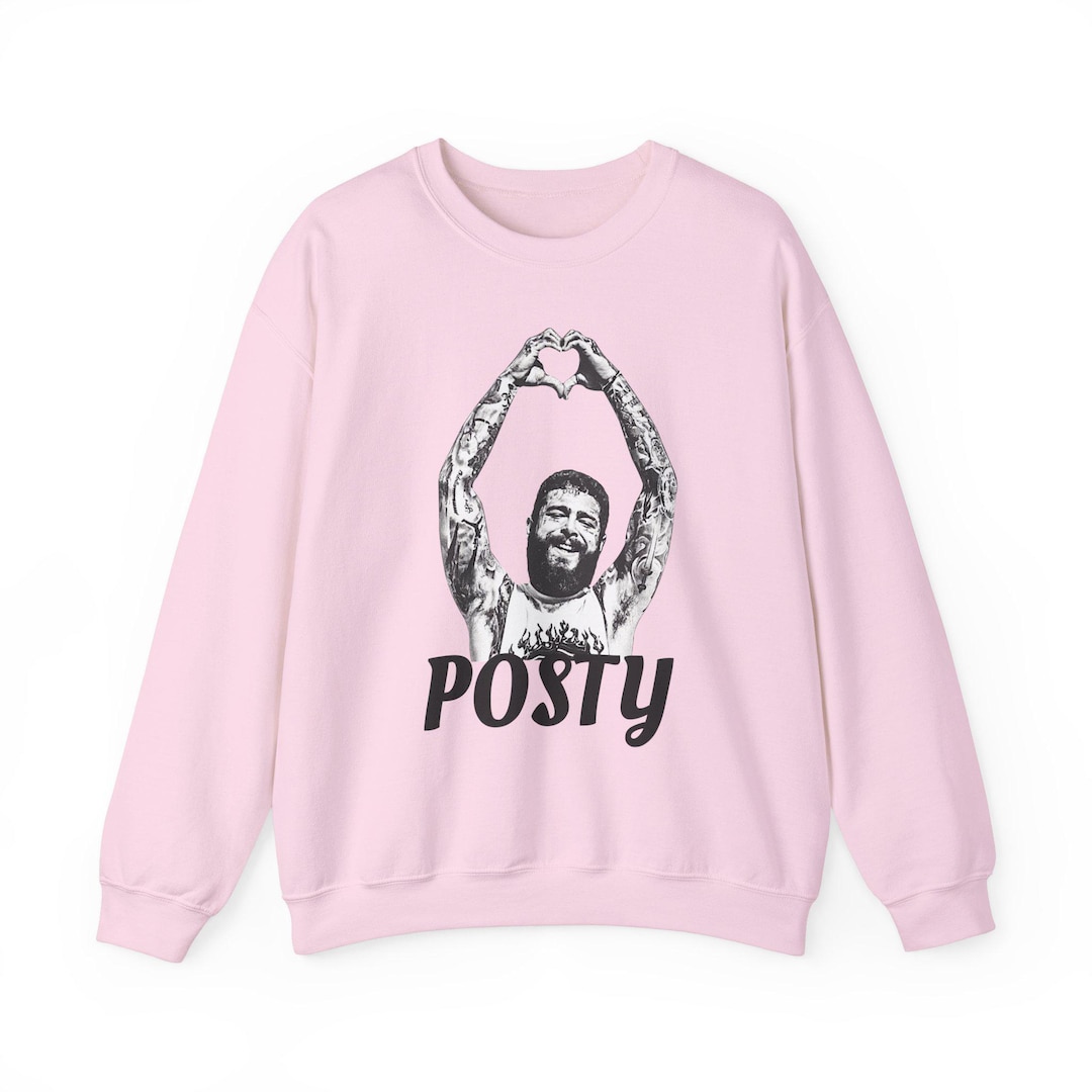 Posty Malone Heart Sweatshirt Malone World Tour Post Malone F1 Trillion ...