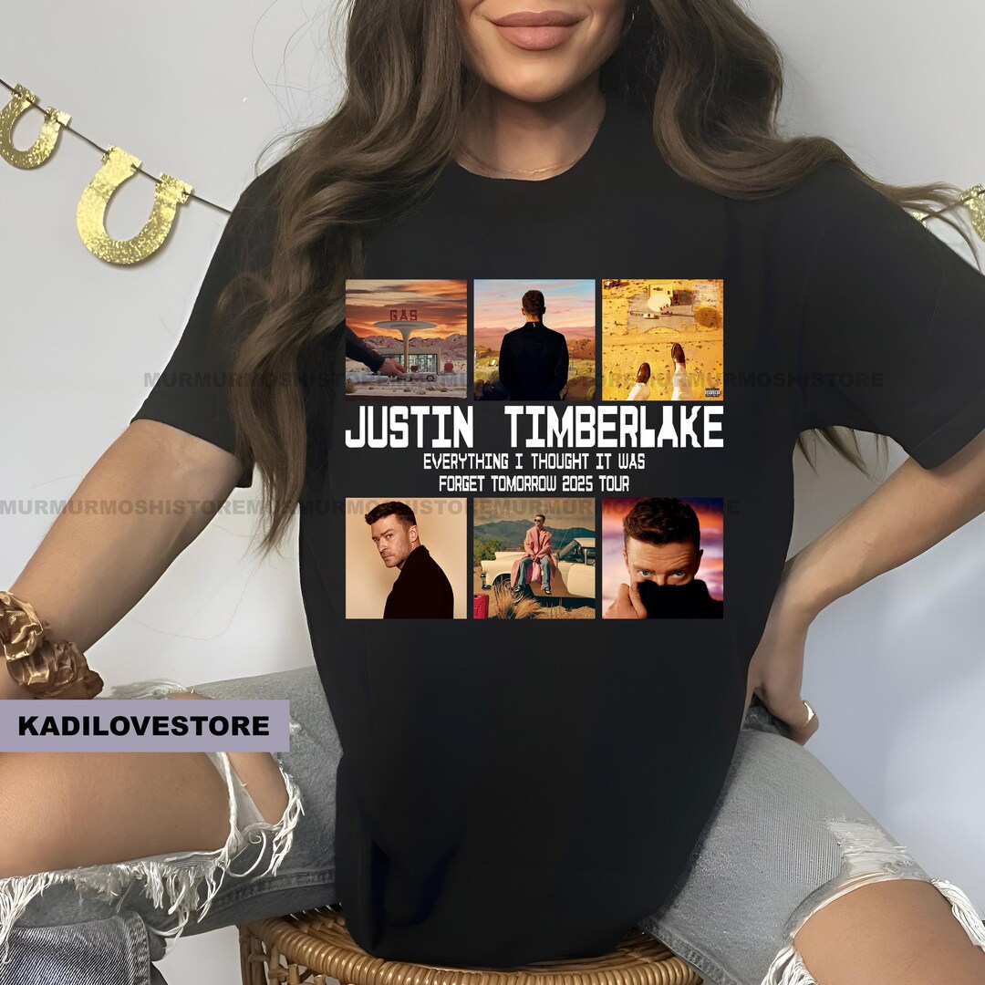 Justin Timberlake Tour Shirt Art Timberlake T-shirt Justin Timberlake ...