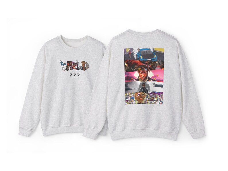 Juice Wrld Backprint Sweatshirt: Albums Rapper Merch Fan Gift Sweater ...