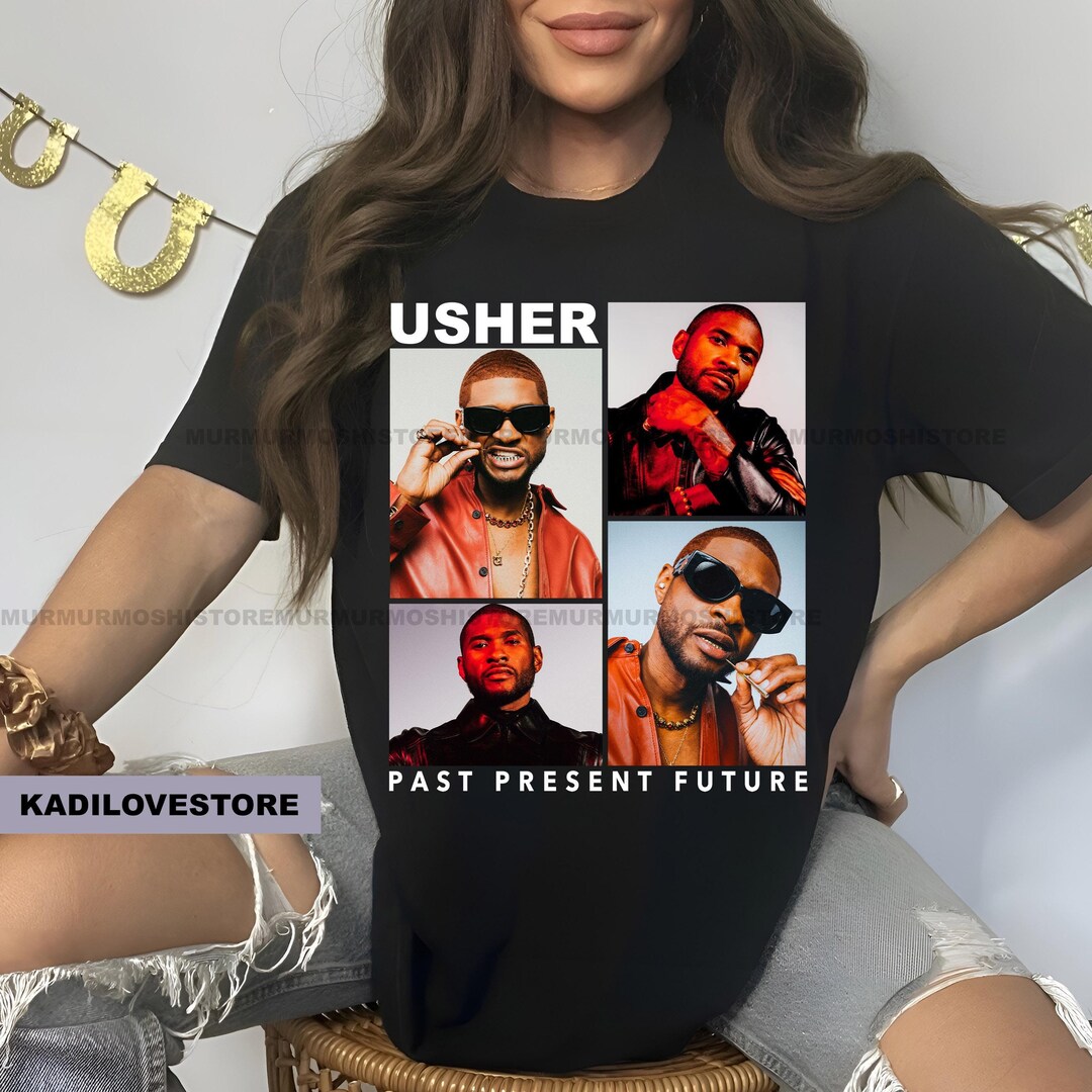 Usher World Tour Shirt Ppf Merch Usher Past Present Future World Tour ...