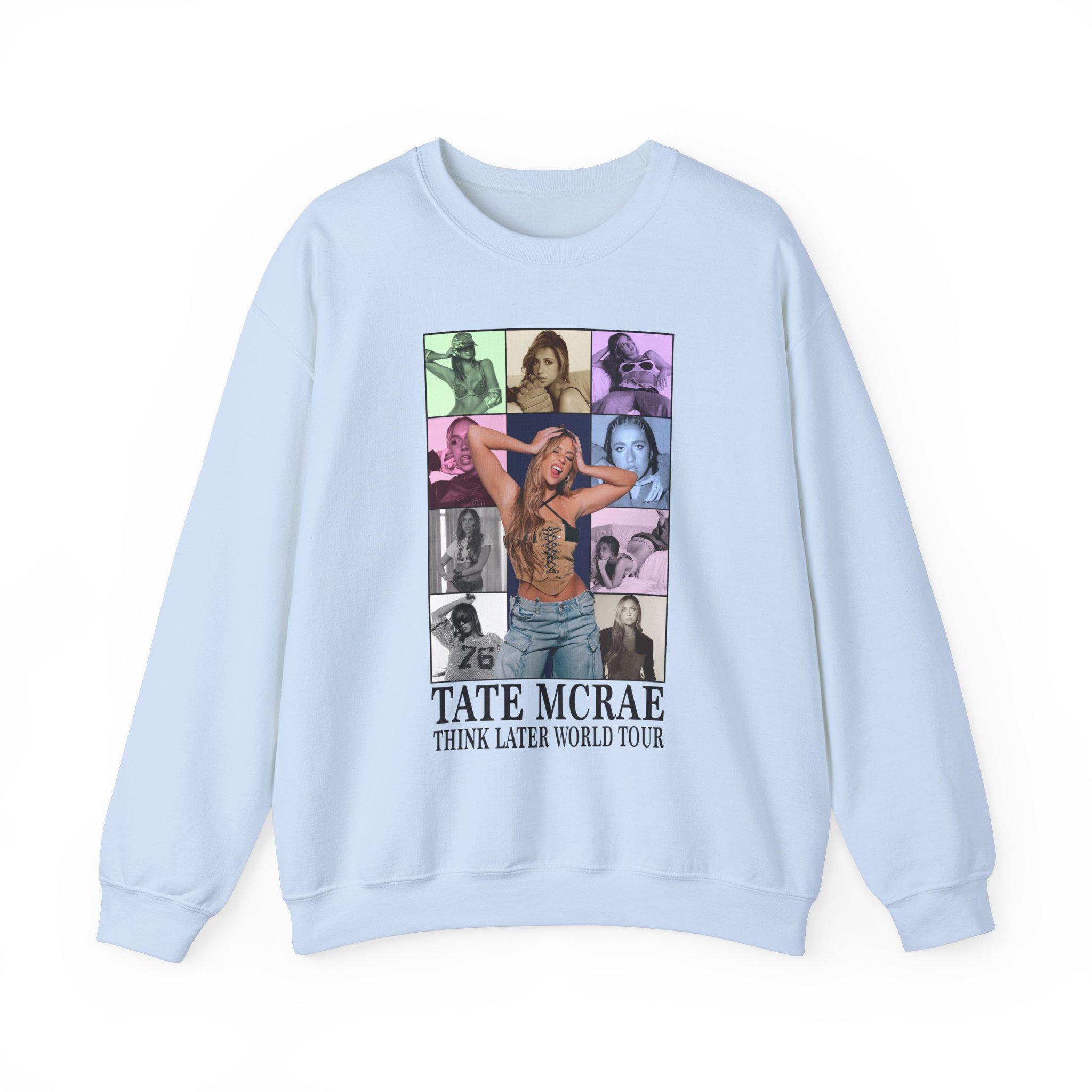 Tate Mcrae World Tour Sweatshirt Tate Mcrae Think Later World Tour Print Tate Mcrae Merch Tate ...