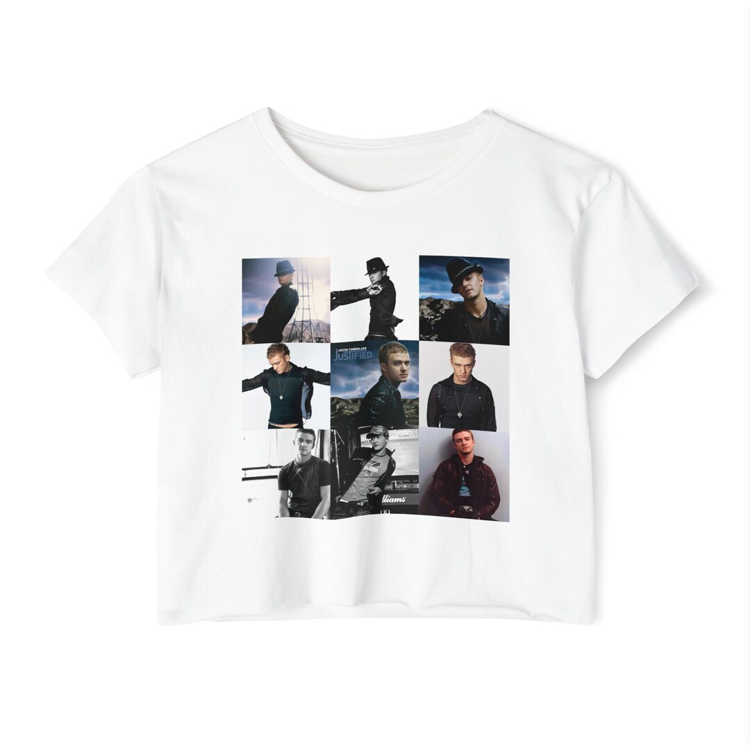 Justin Timberlake Crop Top Fan World Tour JT Shirt Justin Timberlake ...