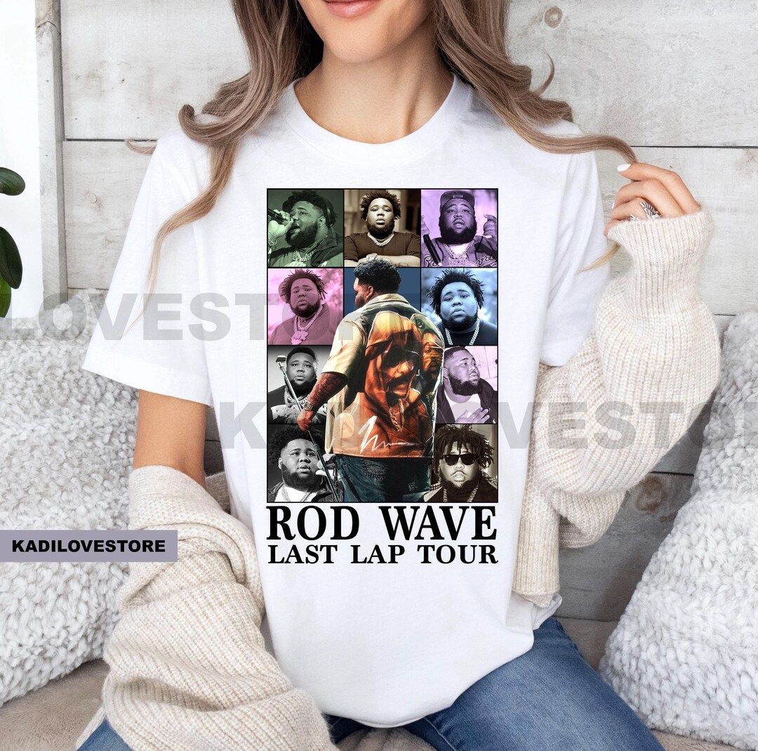 Rod Wave Last Lap World Tour Shirt Print Rod Wave Albums T-shirt Rod ...