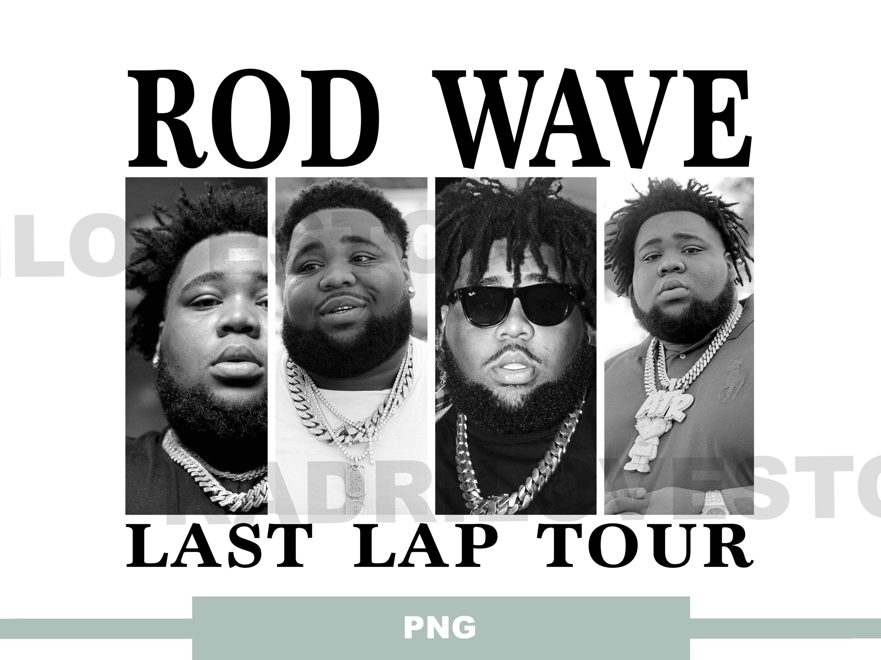 Rod Wave Last Lap World Tour Png Print Rod Wave Albums T-shirt Rod Wave ...