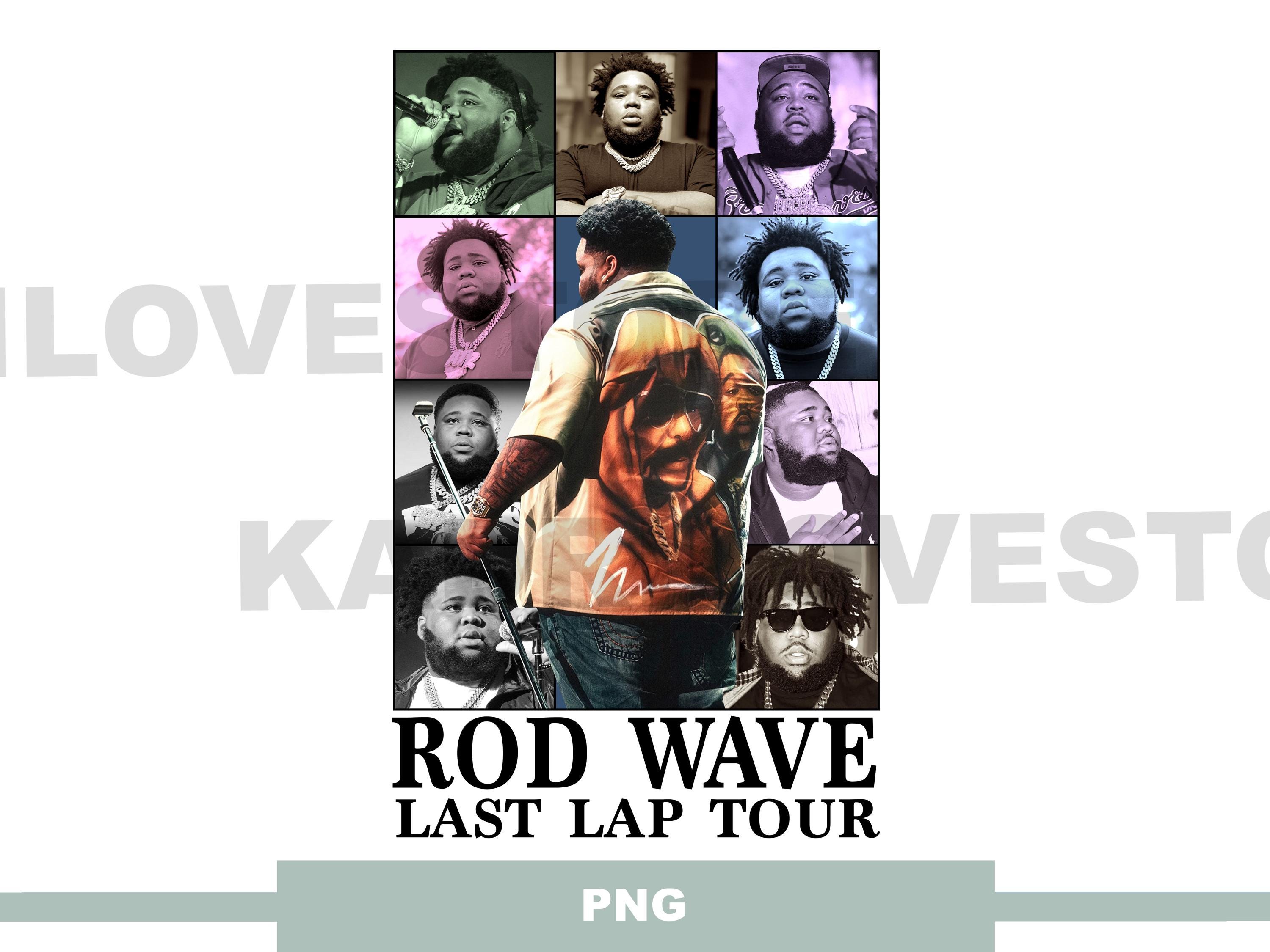 Rod Wave Last Lap World Tour Png Print Rod Wave Albums T-shirt Rod Wave ...