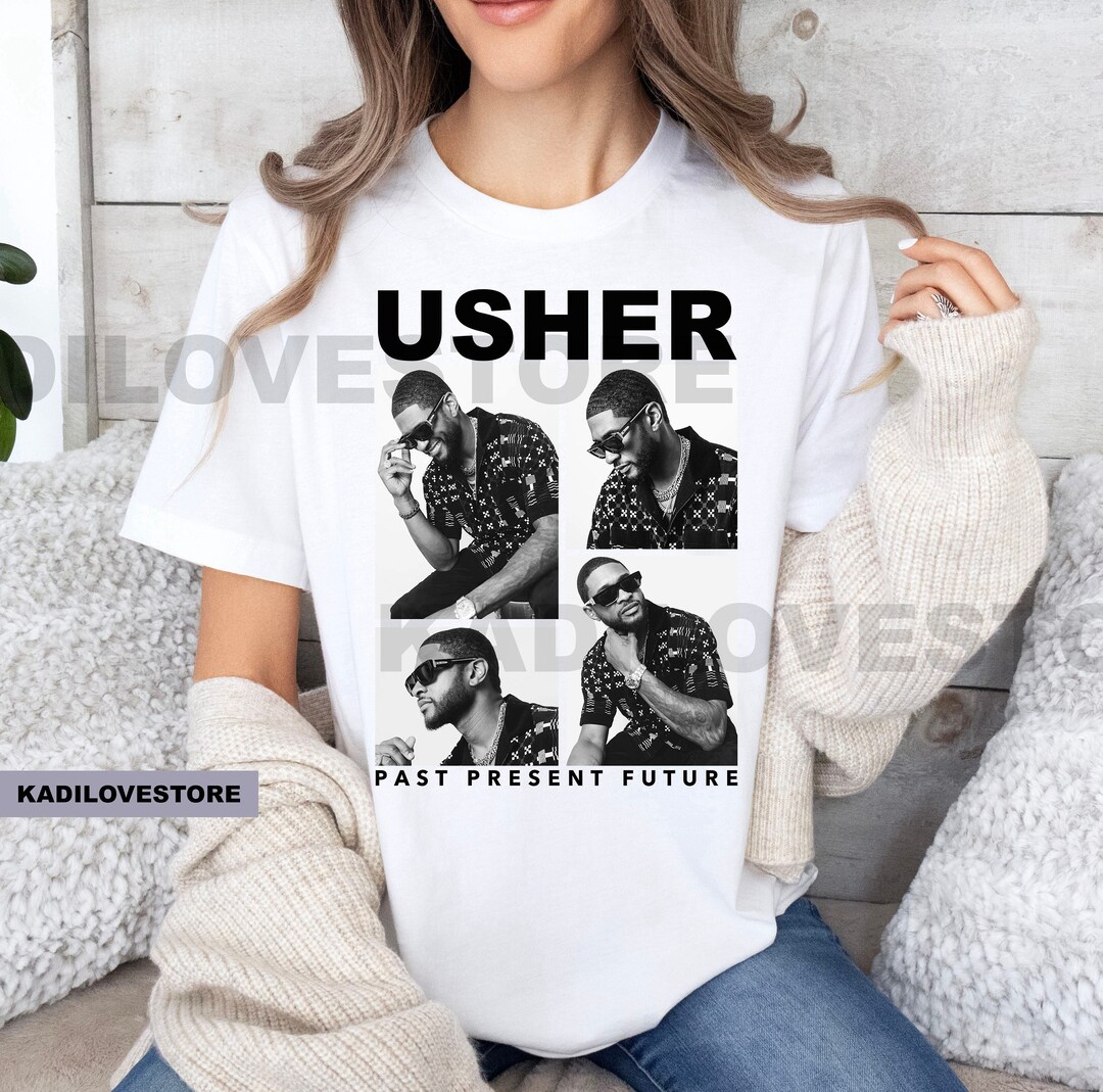 Usher Ppf World Tour T-shirt Usher Past Present Future World Tour Shirt ...