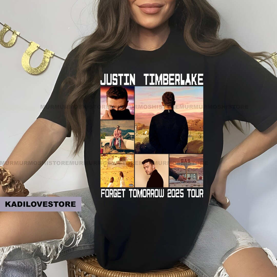 Justin Timberlake World Tour Shirt Print Timberlake T-shirt Justin ...