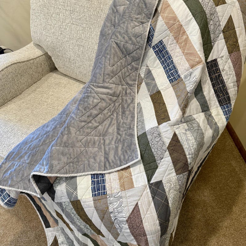 Neutral Quilt - Etsy