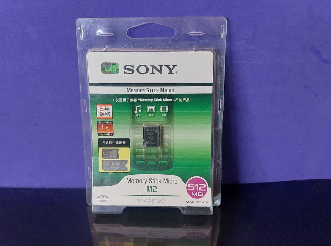 Sony M2 Memory Stick Micro 512mb With Adapters - Etsy