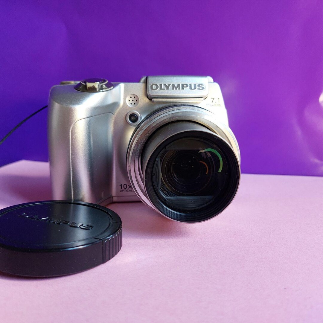 Olympus SP 510 Uz Silver 7MP Digital Compact Y2k 2000s Camera Field ...