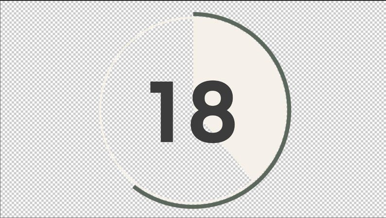 30 Second Timer for Video and Streaming Projects | Creamy Colors | With ...