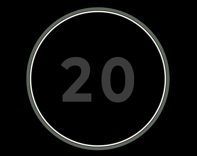 20 Second Timer for Video and Streaming Projects | Creamy Colors | With ...