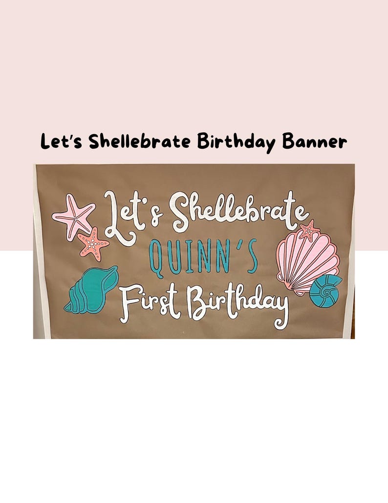 Custom, Hand Painted, Kraft Paper Party Banner - Etsy