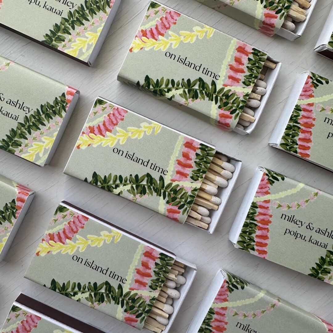 Fully Custom Matchboxes for Weddings, Events, & Gifts | Custom Printed ...