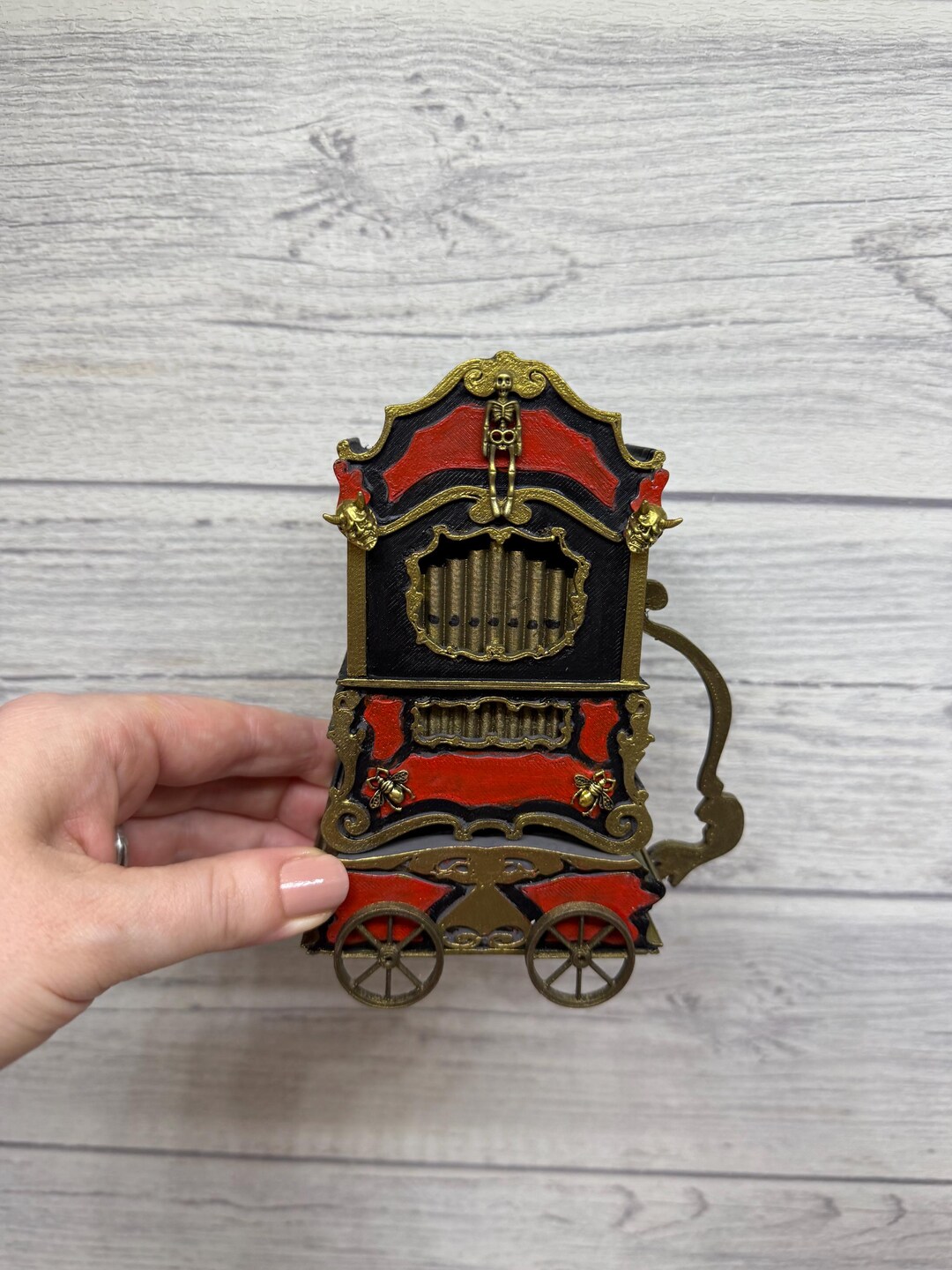 Miniature Street Barel Organ on Cart 1:12 - Etsy