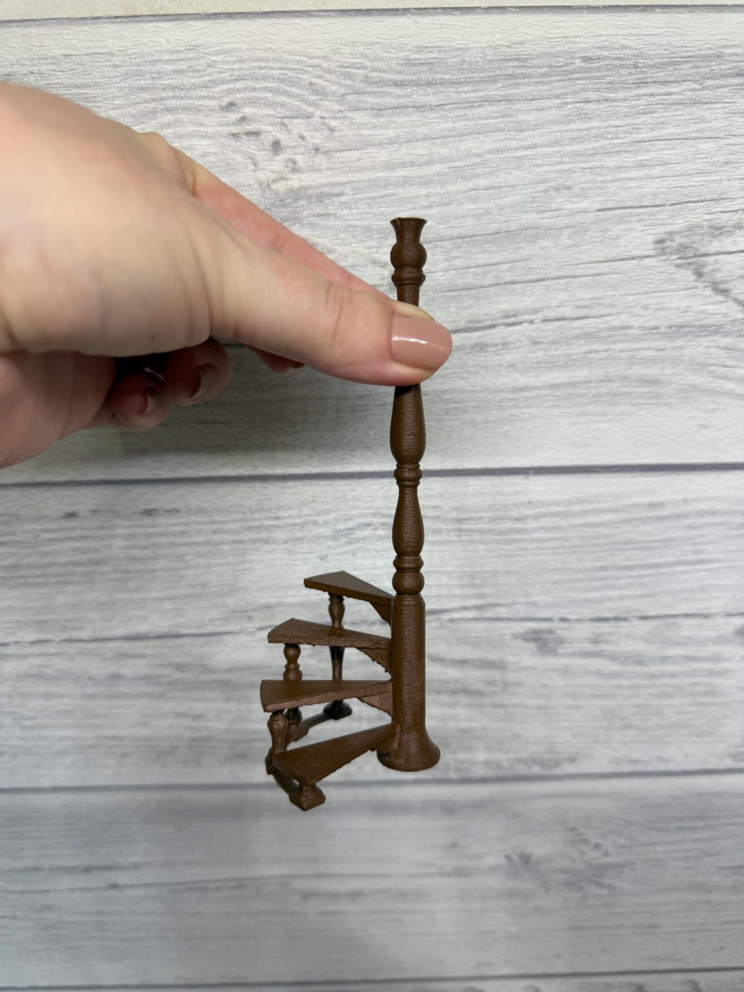 A Miniature Victorian Era Spiral 4-step Library Ladder 1:12 - Etsy