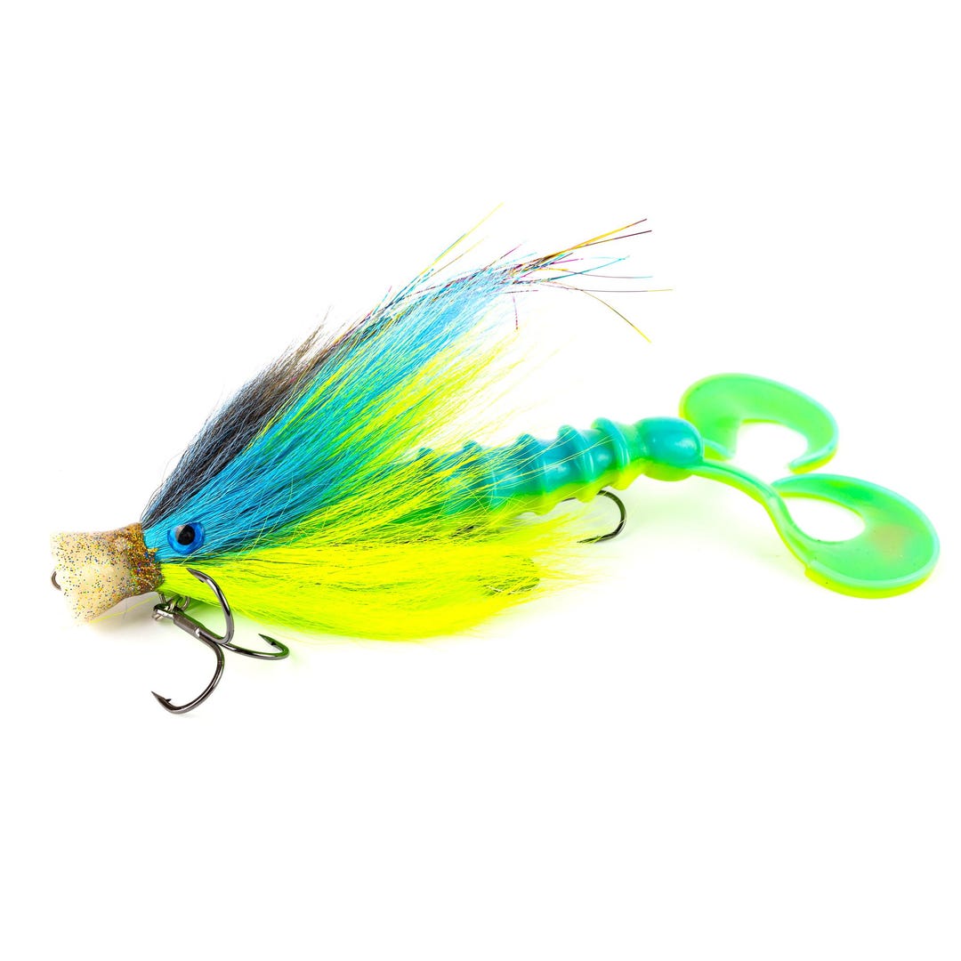 Handmade ACID Pike Lure by Whirlwind Lures – UV Glowing Head, Rattling ...