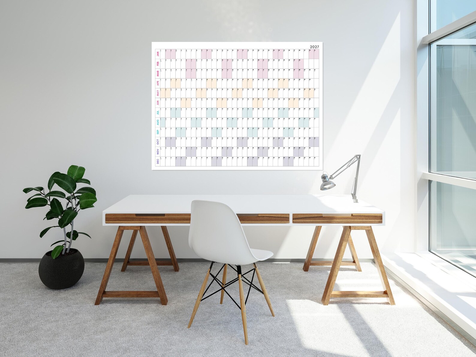 2027 Year at a Glance Calendar | Large 2027 Calendar | 2027 Wall ...