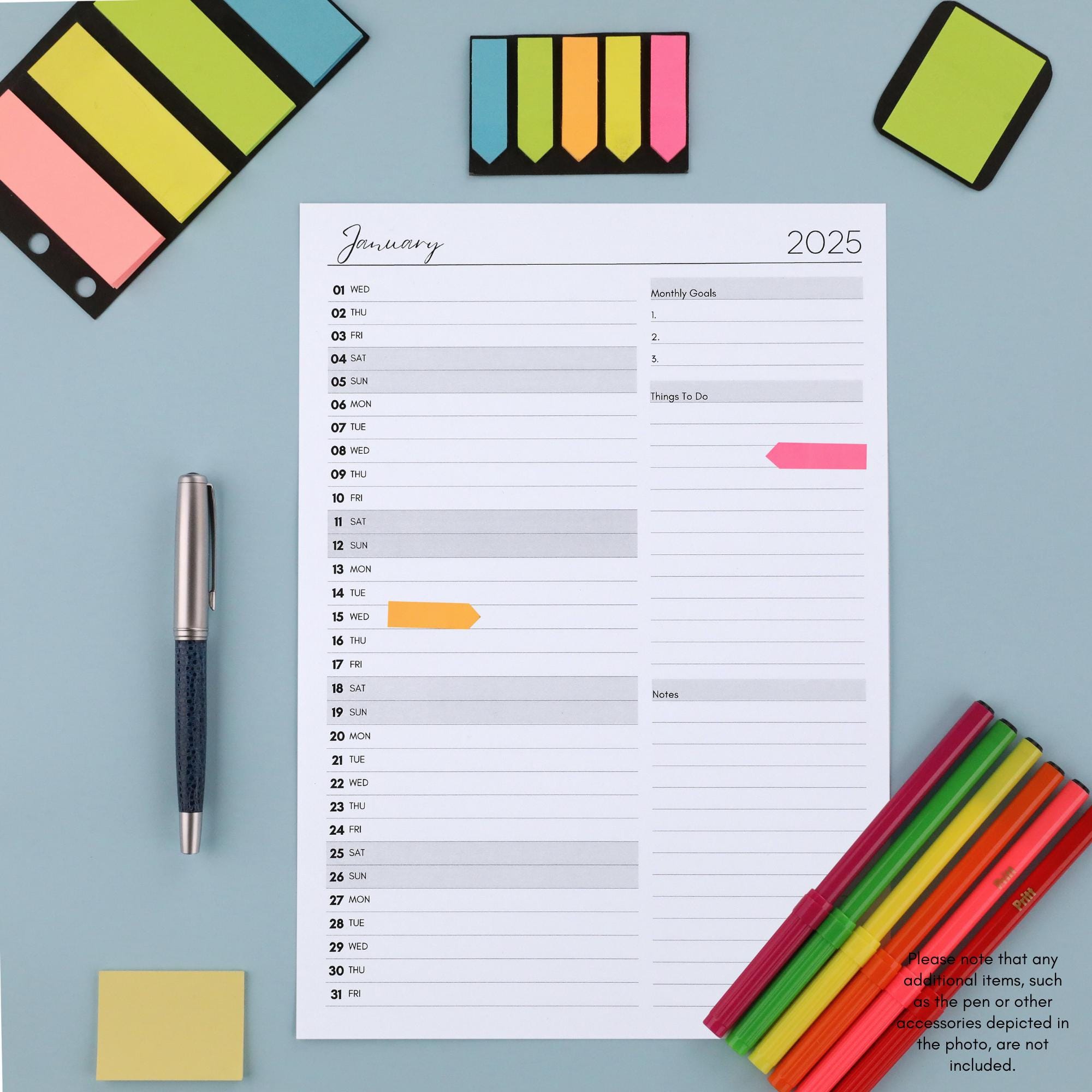 2025 Planner - Minimalist Monthly Organizer With Bonus 2025 Year-at-a ...