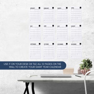 2025 Planner Set, 2025 Calendar, 2025 Desk Size Planner, 2025 Planner ...