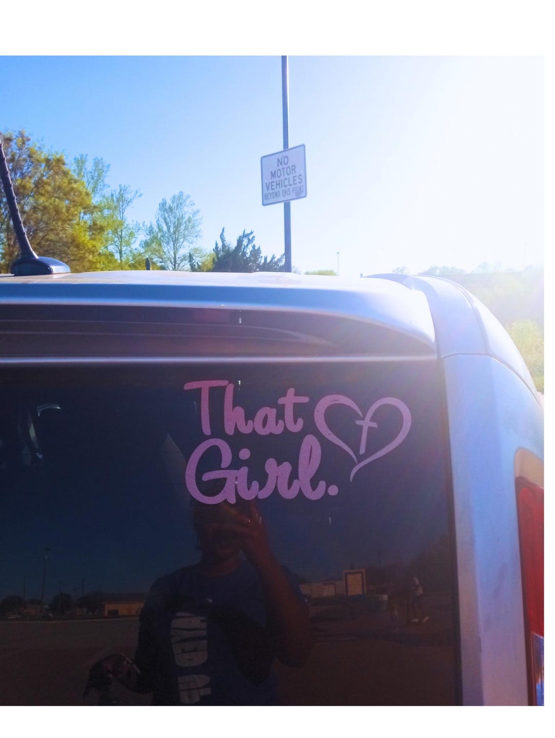 That Girl Car Decal | Vinyl Decal - Etsy