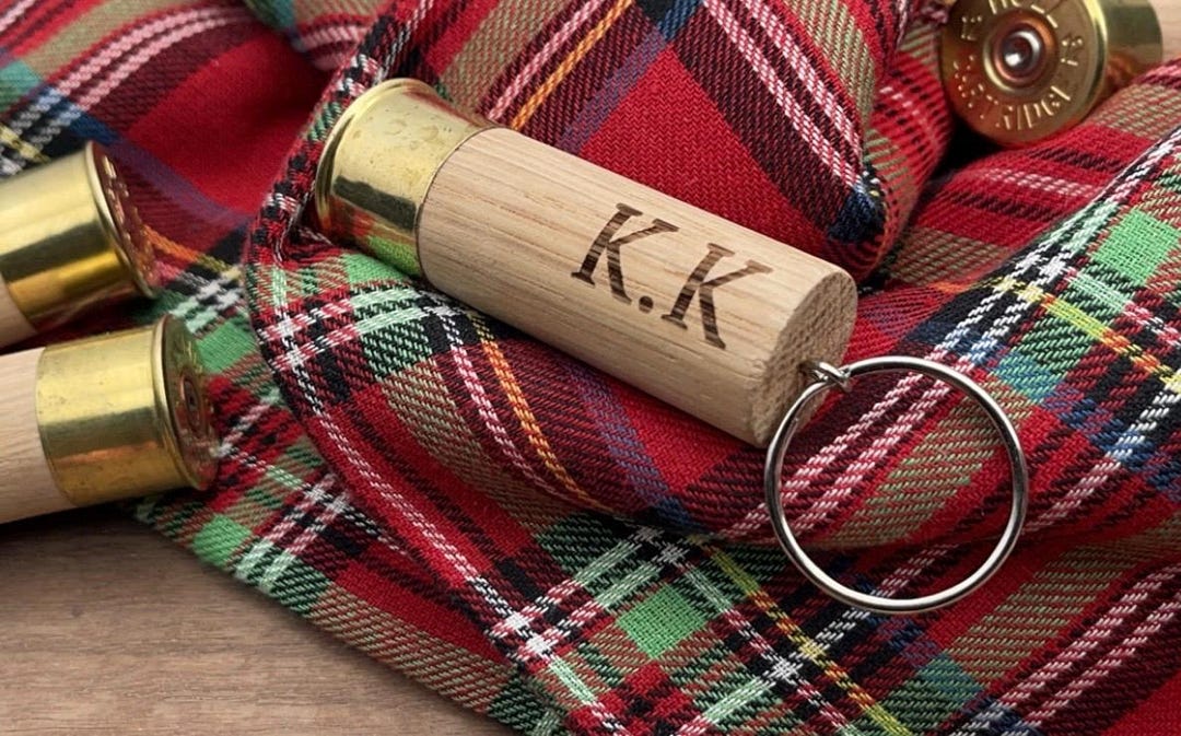 Personalised Engraved Shotgun Keychain - Etsy