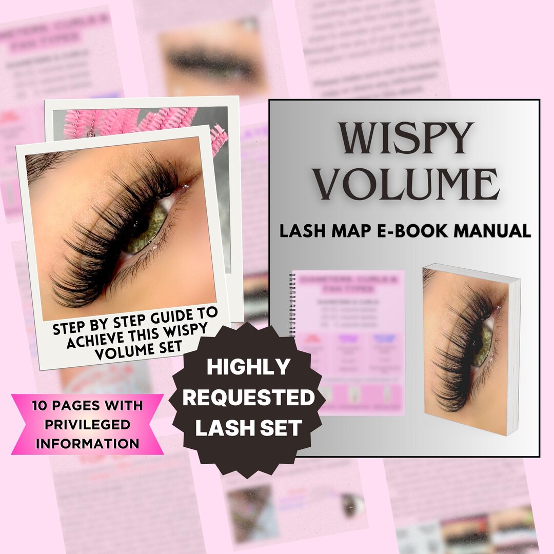 Eye Lash Maps, Lash Extension Map, Lash Extension Manual, Lash Extensions, Lash Map, Lashing ...
