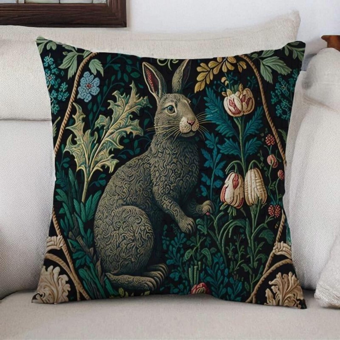 Rabbit-themed Cushion Covers for Sofas, Perfect for Brightening Your ...