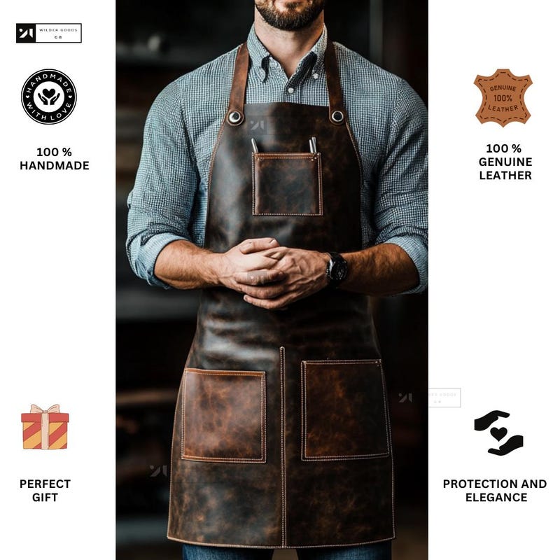 Leather Apron - Etsy