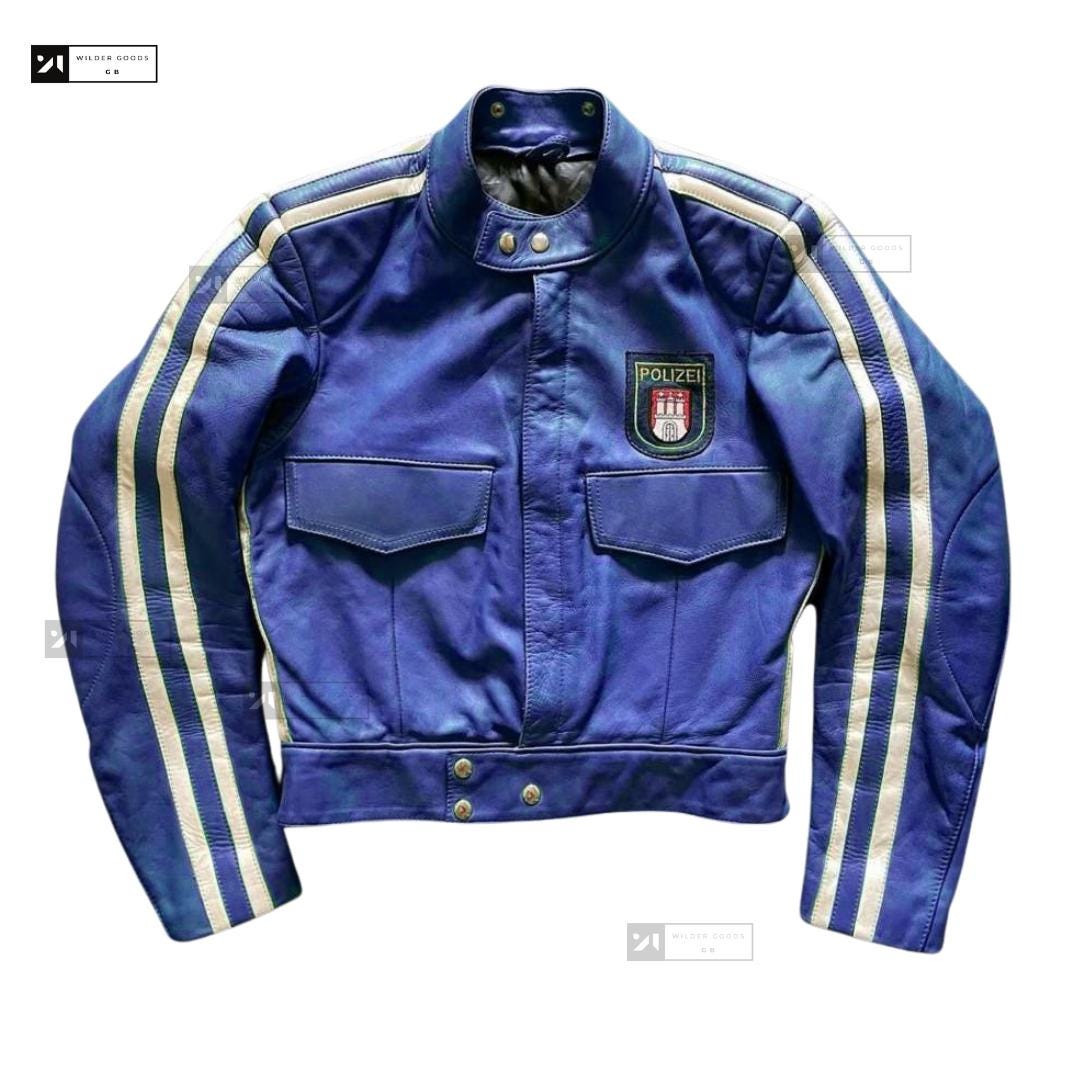 NASCAR Leather Jacket- Vintage Racing Jacket- Gift for Him - F1 Leather ...