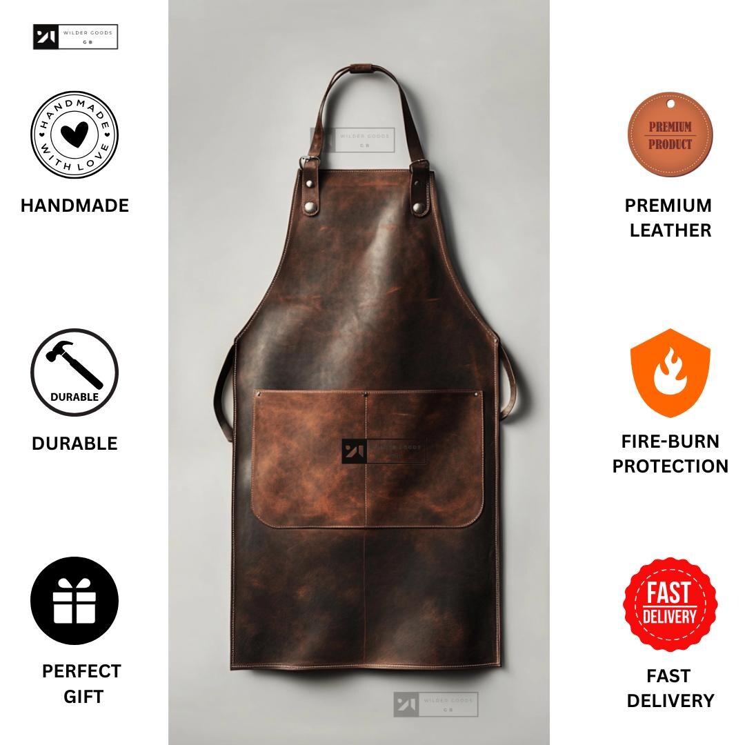 Custom Leather Apron-men Leather Apron-woodworking Leather Apron ...