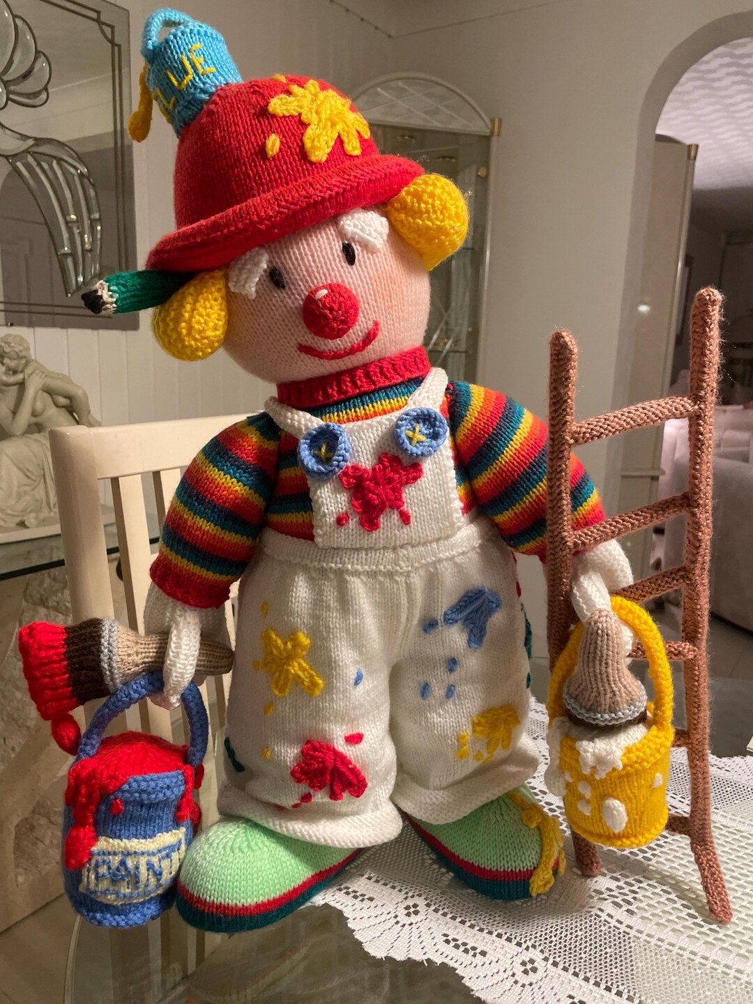 Knitted Sydney Slapstick. AMAZING and Knittted With Love - Etsy