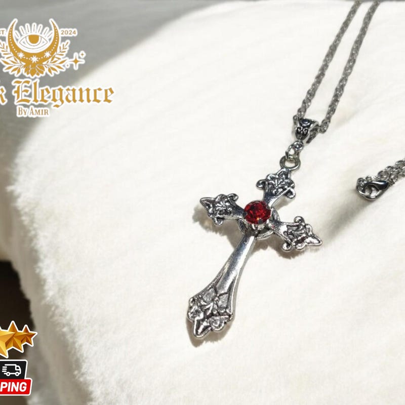 Cool Cross Necklace - Etsy