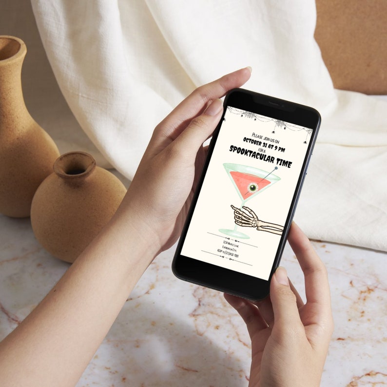 Editable Spooktacular Halloween Party Invitation Template (digital ...