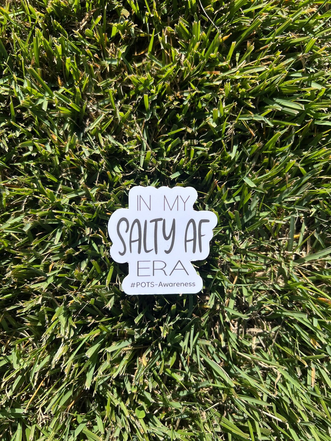 Salty AF Era Sticker: Waterproof Matte Vinyl, POTS Awareness - Etsy